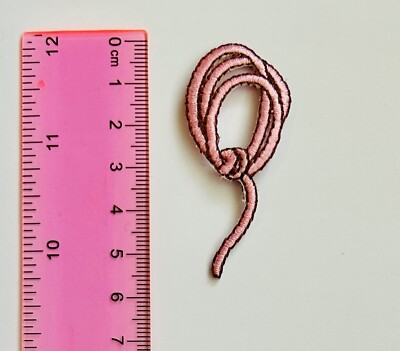 Mini Pink Rope Lasso Iron On Patch Embroidered Western Desert South ...