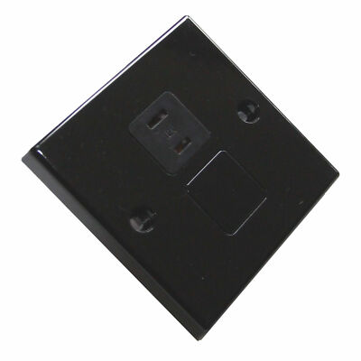 12V CLIPSAL type SOCKET SQUARE BLACK CARAVAN MOTORHOME YACHT TV COAX ...