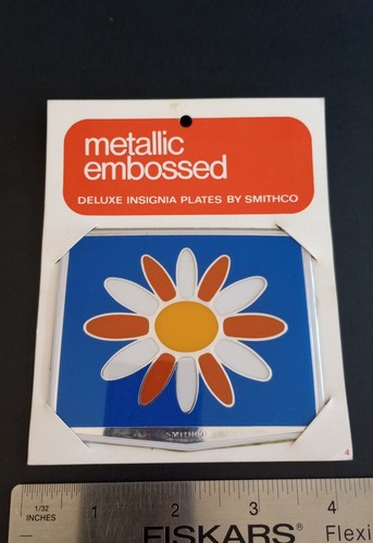 Vintage Stickers Flower Metallic Decal Sticker Original Rare 80s Car ...