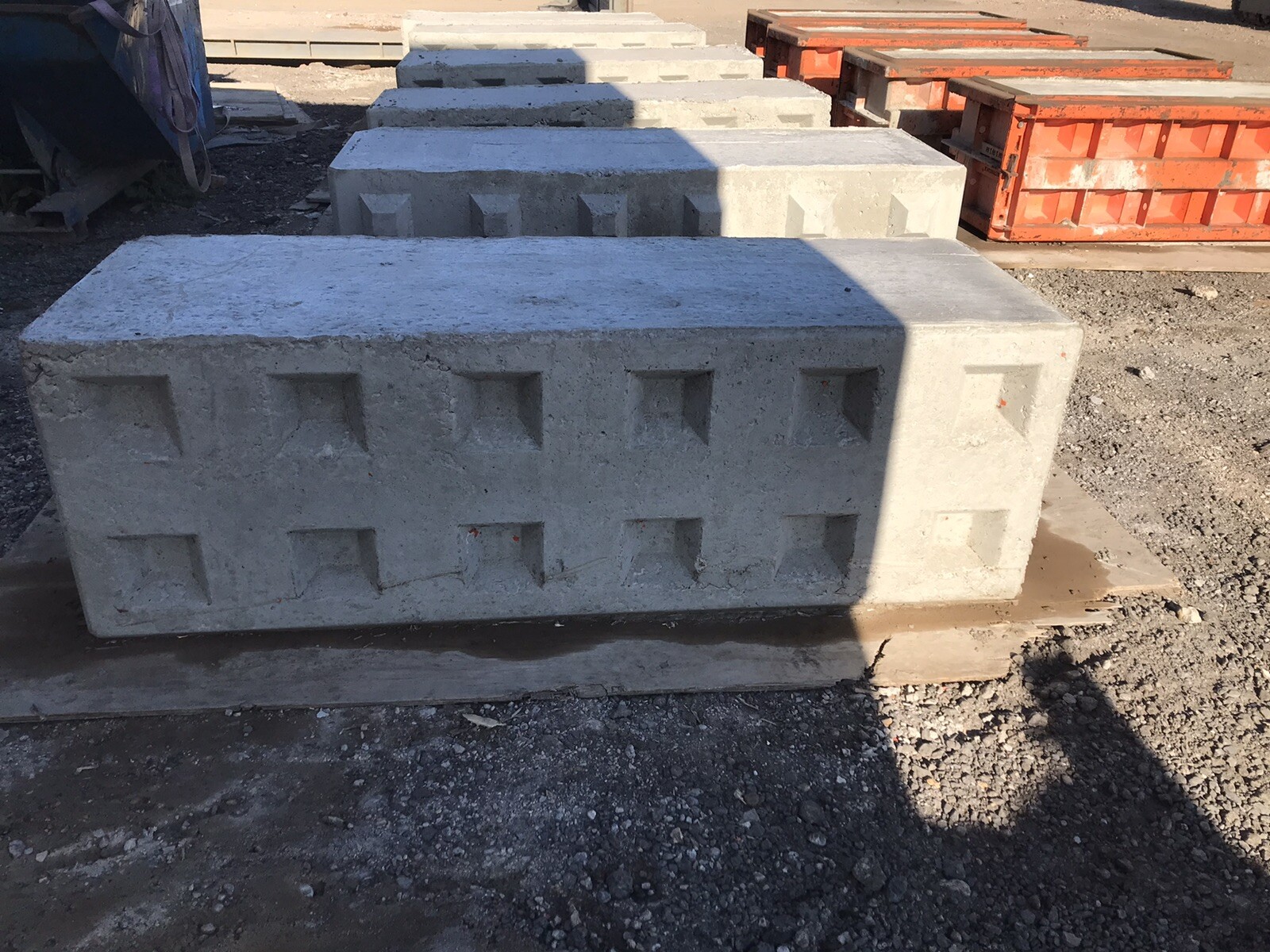 Concrete Interlocking Lego Block 1800mm x 600mm x 600mm | eBay UK