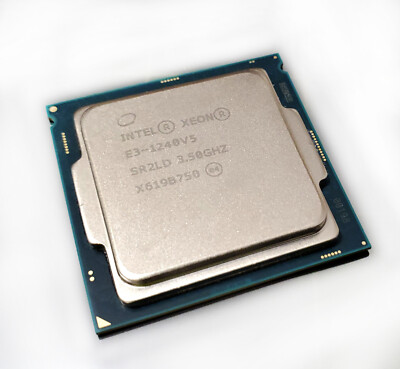 Intel Xeon E3-1240 v5 CPU - 4 Core 3.5Ghz - Workstation or Server ...