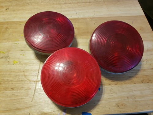 (3pcs) (2B4) Truck-Lite (40242R) Model 40 Red Signal Light | eBay