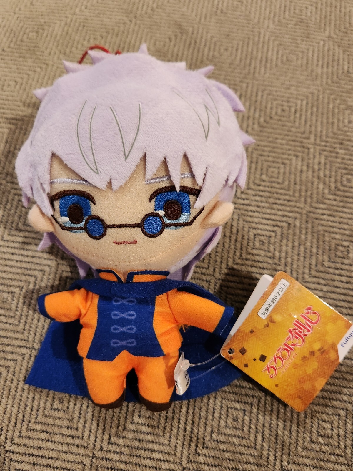 Rurouni Kenshin Enishi Yukishiro Samurai Plush Doll New with Tags 6 ...