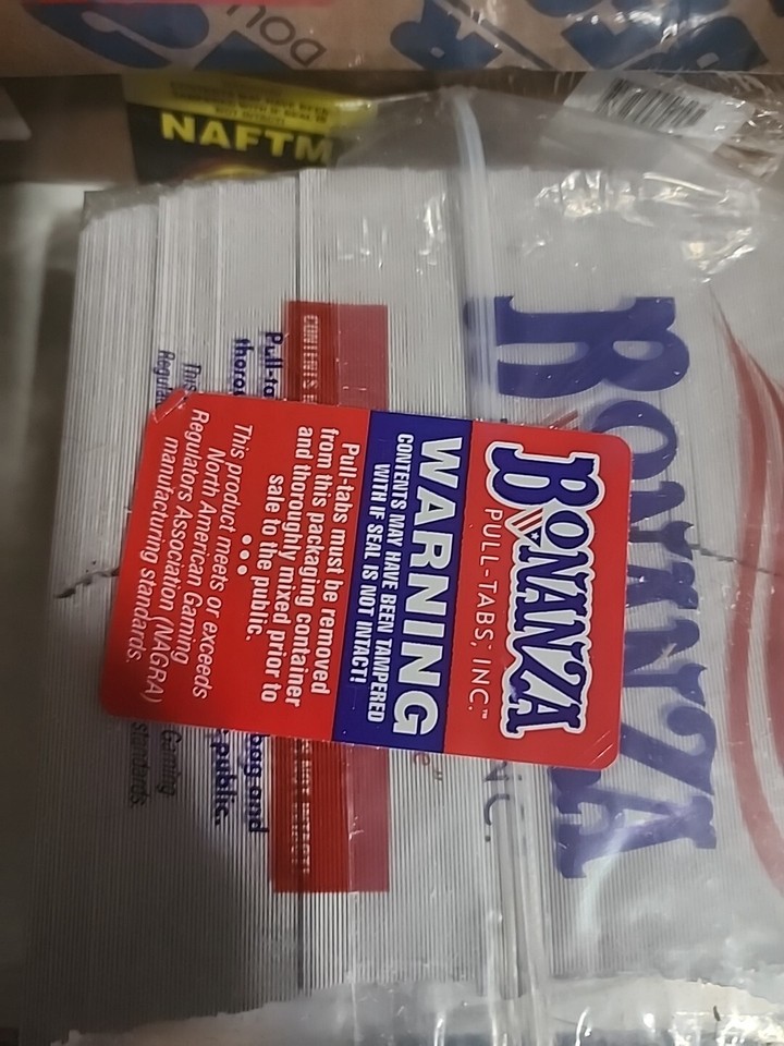 Pull Tickets - 400tab 15 Holders 1 Win100 Seal& Neighbors Up Down 50 ...