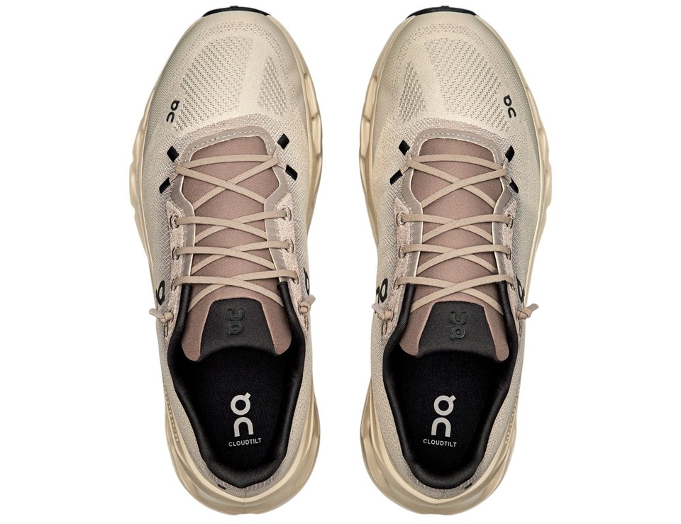 ON Running Brand Tan Beige/Black Cloud Cloudtilt OC Running Shoes NEW ...