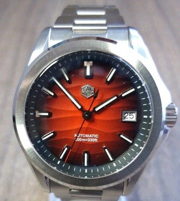 Mens Watch Used San Martin Automatic SN0113 Dune Red Bought New Never ...