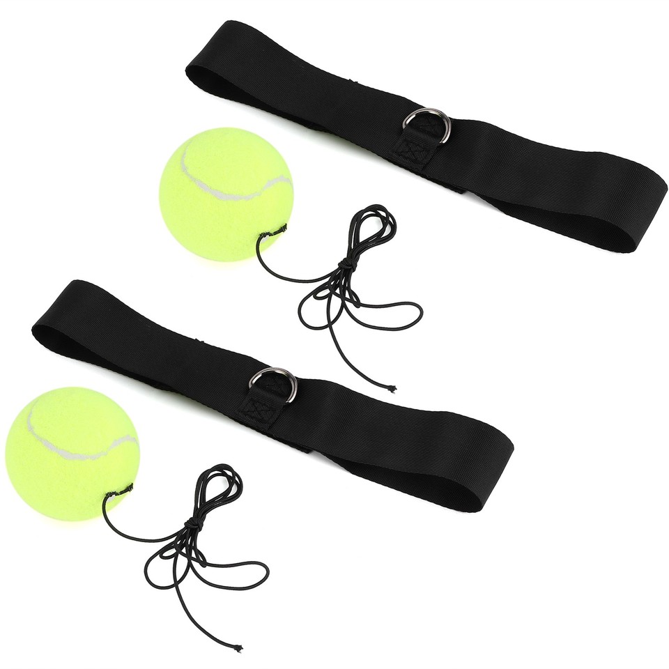 2x Boxing Fight Ball With Head Band Speed Reaction Training Gym ...