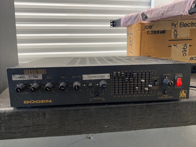 Bogen Gold Seal Series GS250 Amplifier for sale online | eBay