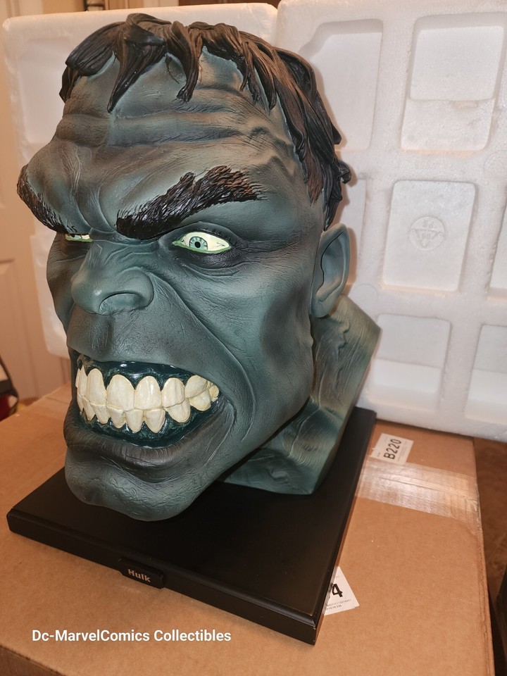 Dynamics Forces Incredible HULK LIFE SIZE BUST Head ALEX ROSS STATUE ...