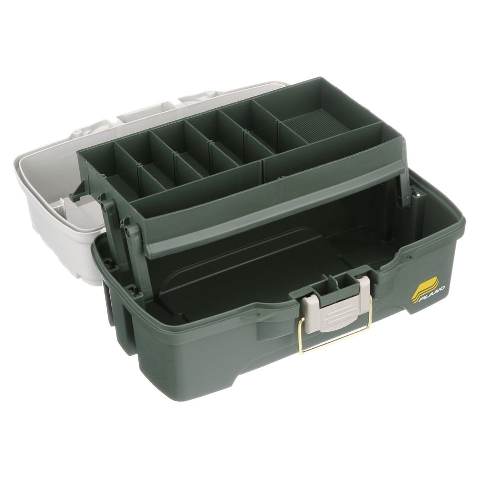 Fishing Tackle Box with Extending Cantilever Tray, One-Tray Design | eBay