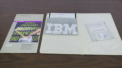 IBM PC Fixed Disk Organizer V1.0 Software Package w/ 5.25" & 3.5" Disk ...