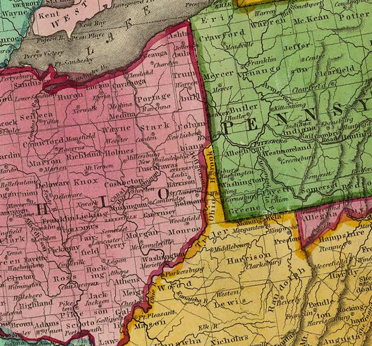 Blank Map Of United States 1835