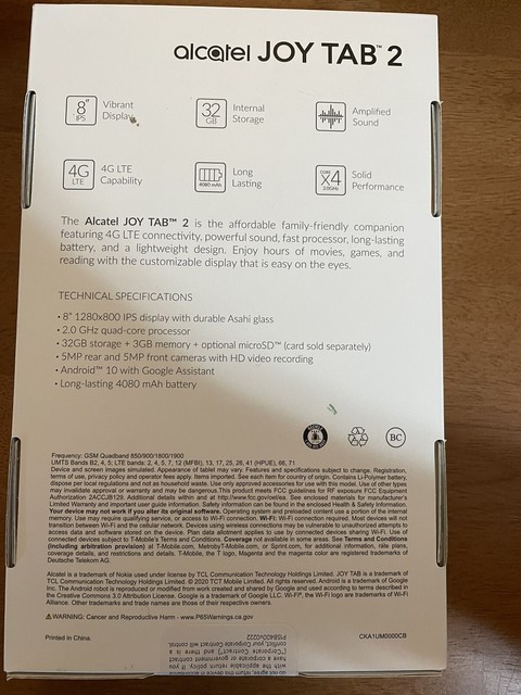Alcatel Joy Tab 2 8 inch 32 GB Android Tablet - 9032Z for sale online ...