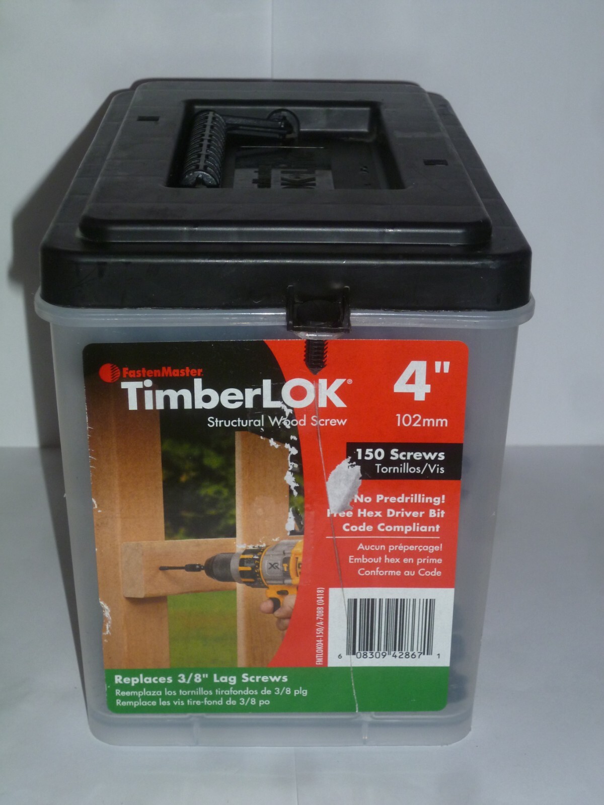FastenMaster 4 in. FMTL0K04-150 Timberlok Structural Wood Screws - 150 ...