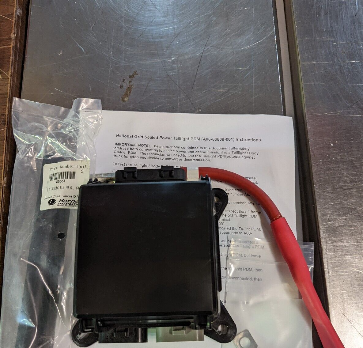 Esquema de fiação PDM do Freightliner