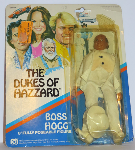 Mego Corp. The Dukes of Hazzard BOSS HOG Action Figure 1981 Sealed on ...
