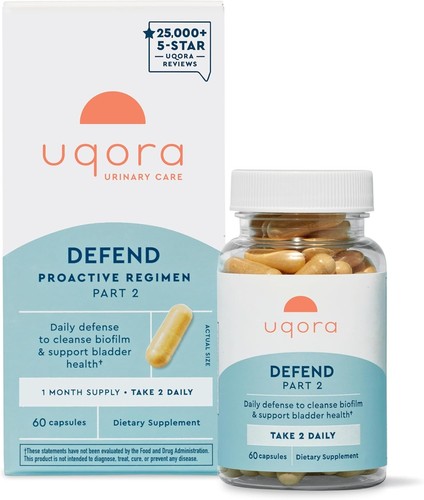 Uqora Defend - Urinary Tract Health Supplement - Support Bladder Health ...