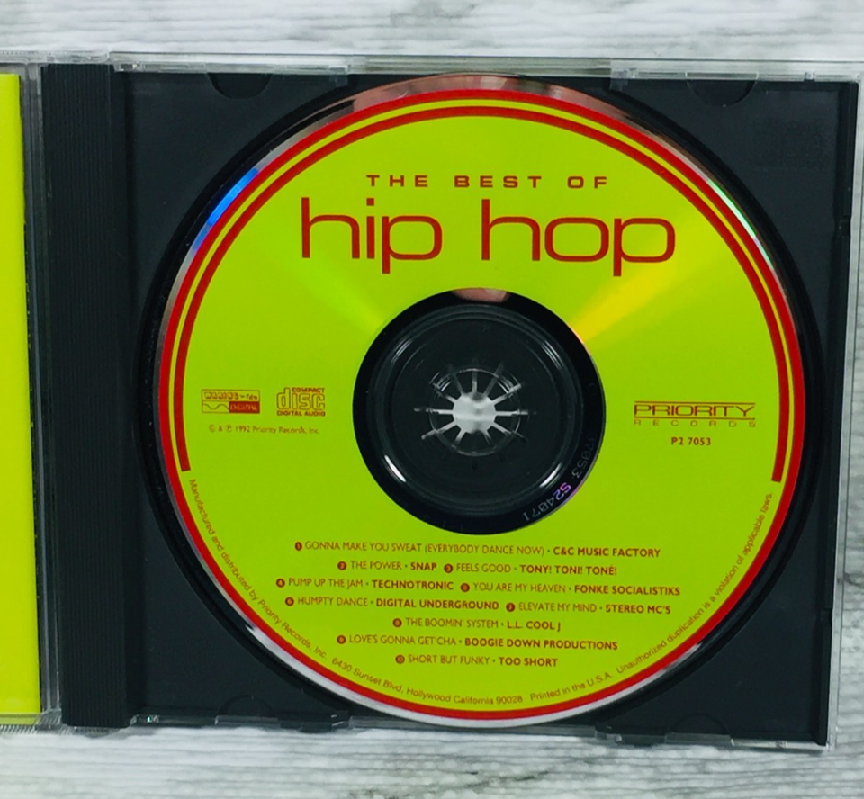 THE BEST OF HIP HOP (1992) PRIORITY RECORDS CD (VARIOUS ARTISTS) BDP LL ...