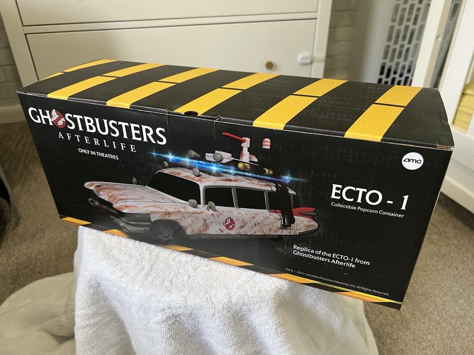 AMC Movie Theaters Ghostbusters Afterlife Ecto-1 Popcorn Bucket ...