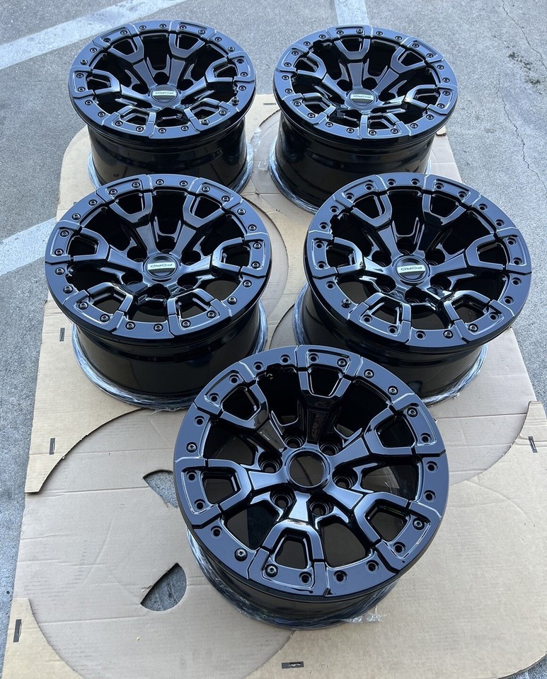 2024 FORD BRONCO R F150 F-150 RAPTOR OEM 17” BEADLOCK BEAD LOCK WHEELS ...