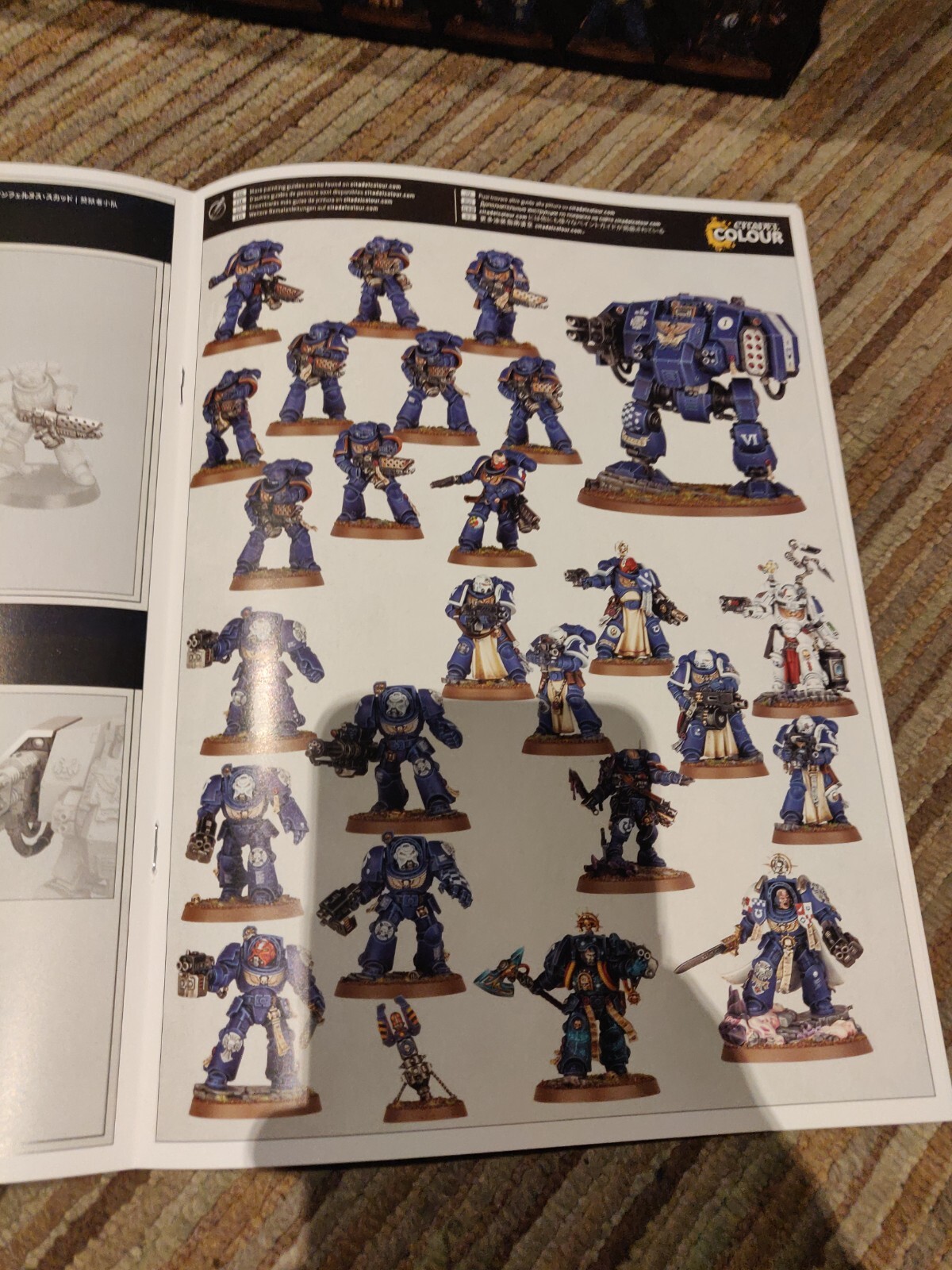Warhammer 40k Space Marines Leviathan: Half of Set Models, Bases and ...