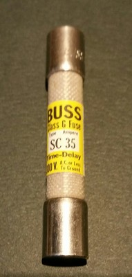BUSS SC-35 TIME DELAY 35 AMPS 480 VAC 300 VDC NEW | eBay