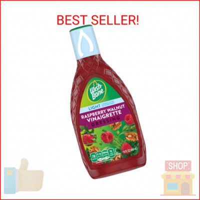 Wish-Bone Light Raspberry Walnut Vinaigrette Dressing,15 FL oz Bottle ...