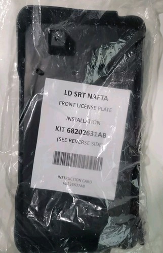 CHARGER SRT HELLCAT LICENSE PLATE KIT OEM NEW MOPAR 68202631AB ☆FREE ...