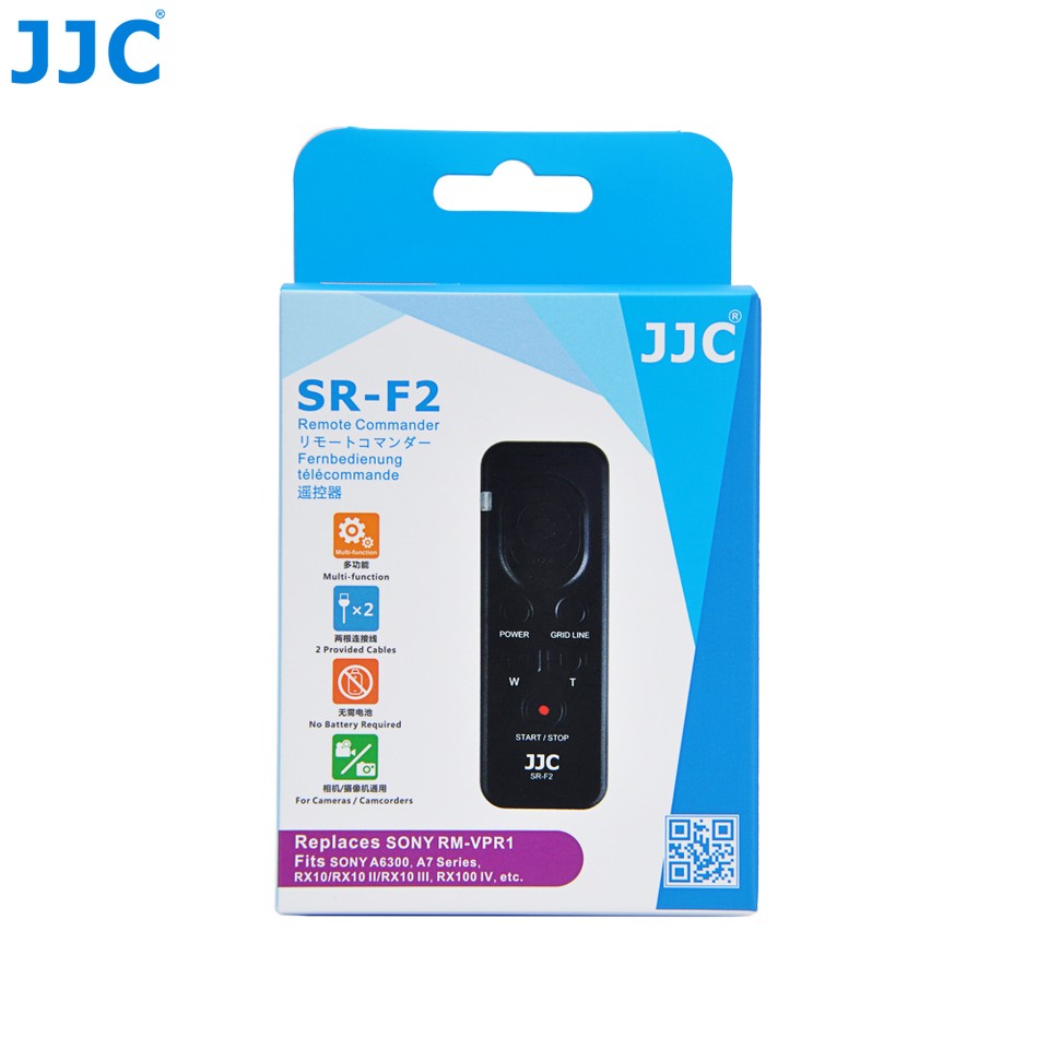 JJC Remote Control for SONY HDR-CX405 CX455 CX900 PXW-Z90V HXR-NX80 as ...