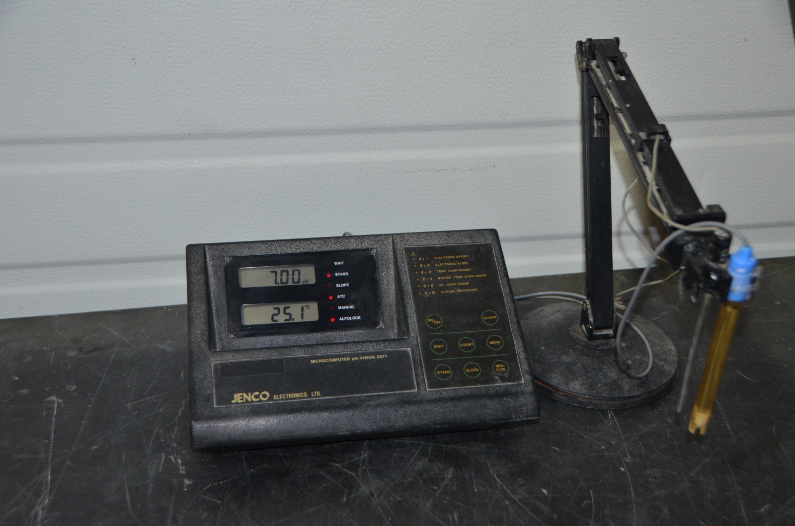 Jenco Microcomputer pH-Vision 6071 with Sensorex S200C Electrode | eBay