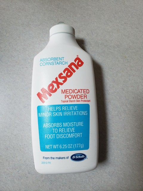 Mexsana Medicated Powder Topical Starch - 6.25oz for sale online | eBay