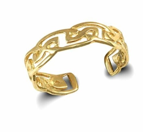 9ct Gold Toe Rings Adjustable | eBay UK