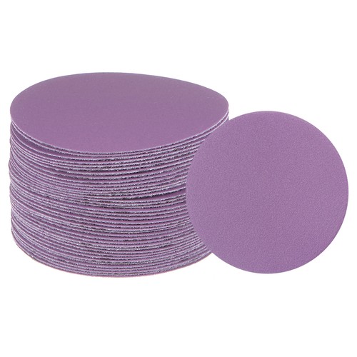 40pcs 320 Grit Purple Sanding Discs 3 Inch Hook and Loop Circular ...