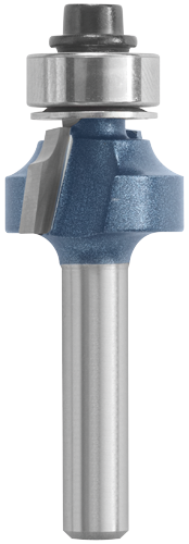Bosch 85290M 1/8-Inch Radius Roundover Two flutes Router Bit with Ball ...