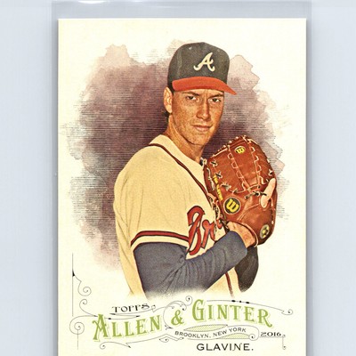 2016 Topps Allen & Ginter Tom Glavine #9 Atlanta Braves | eBay