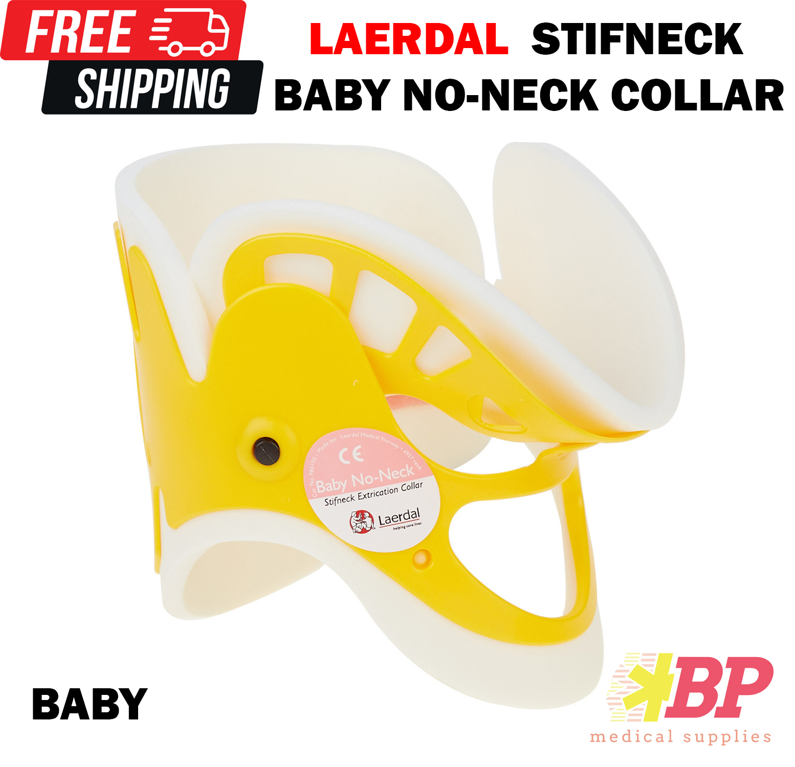 Laerdal 980100 Stifneck Stifneck Baby No-Neck Extrication Collar Infant ...