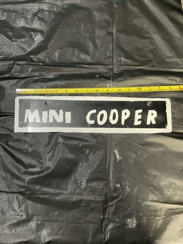 Mini Cooper Plate | eBay