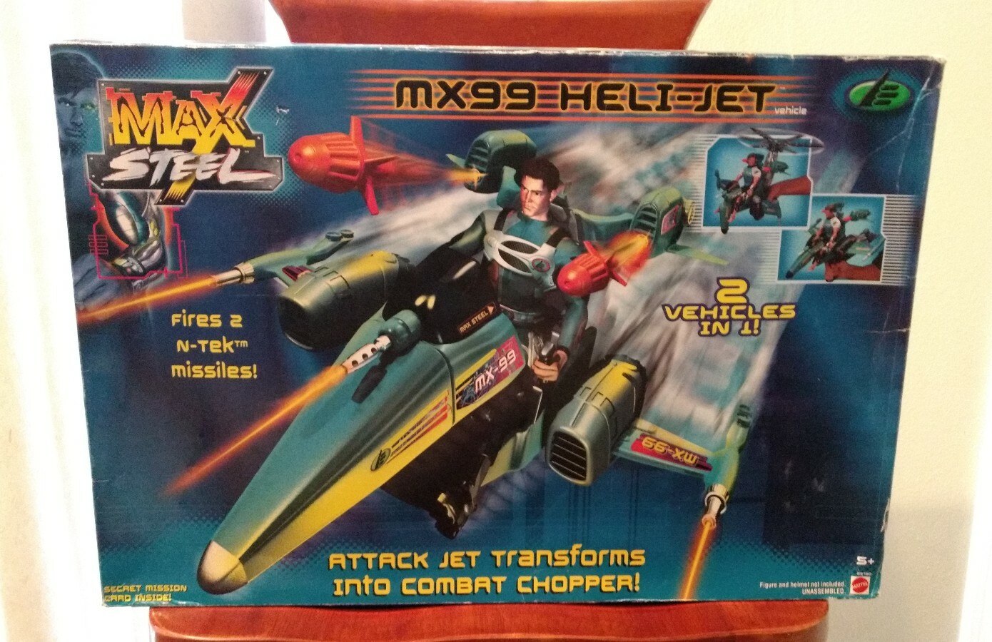 2001 MATTEL MAX STEEL MX99 HELI-JET | eBay