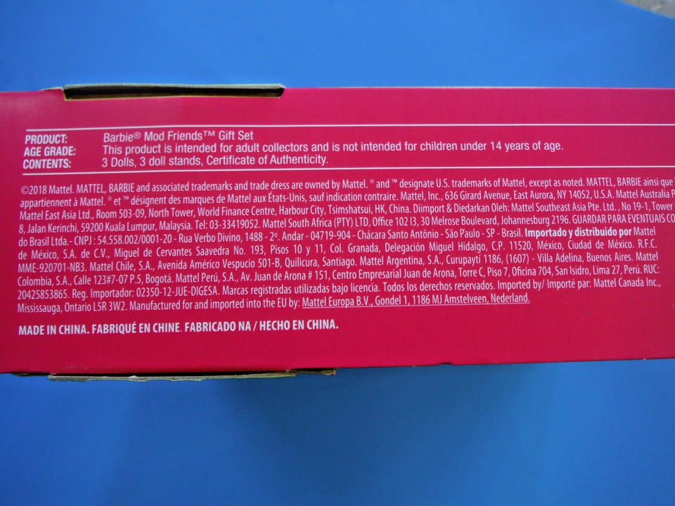 2018 BARBIE MOD FRIENDS STACEY & CHRISTIE GIFT SET *NEW* L.E. 6,700 ...