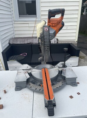 RIDGID R4222 12" Dual Bevel Sliding Miter Saw 648846071787| eBay