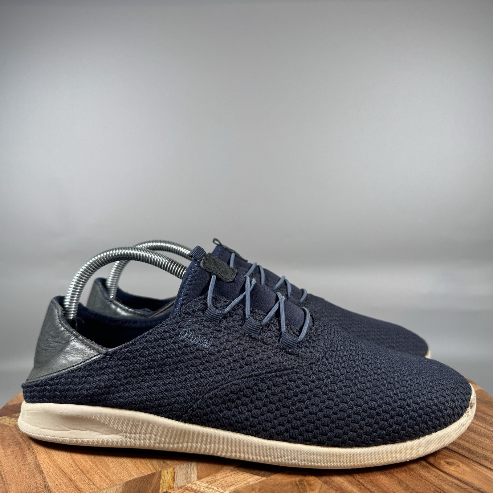 Olukai Alapa Li Shoes Mens 8.5 Blue Slip On Comfort Loafer Casual Mesh ...