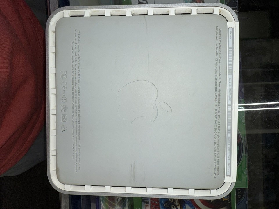 Apple Mac Mini 2005 A1103 PowerPC 40G HDD 256MB RAM CD/DVD - UNTESTED ...