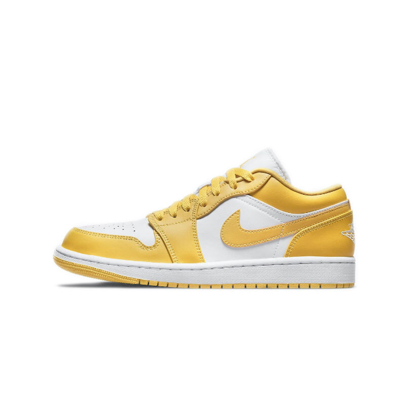 Nike Air Jordan 1 Low Pollen White Low Top Sneakers 553560-171 men‘s ...