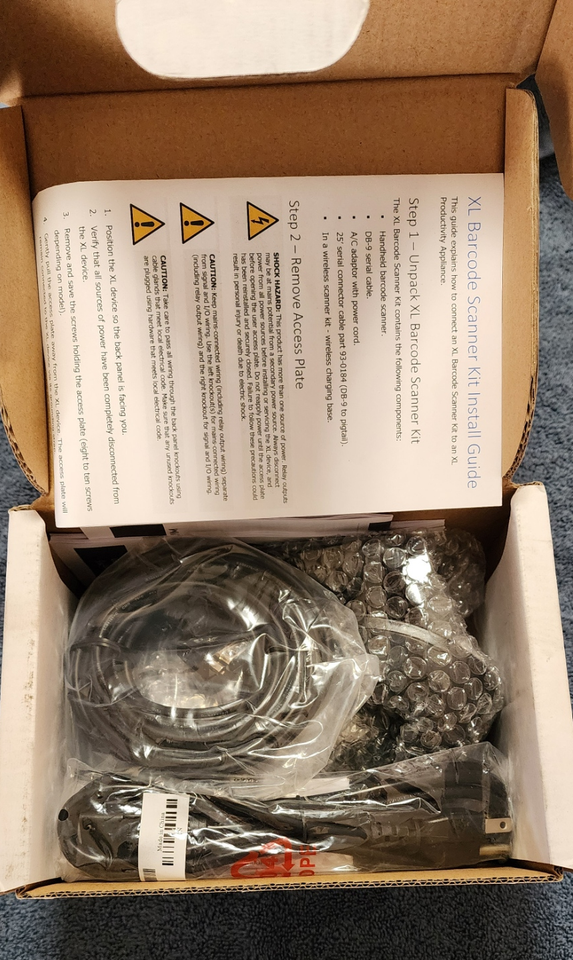 New Vorne XL Wireless Light Industrial 2D Barcode Reader Kit 93-0227 | eBay