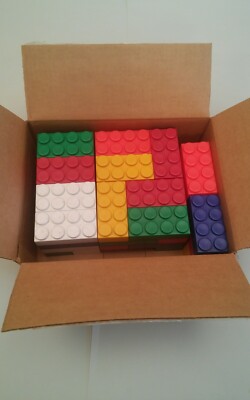 001B Lot of Vintage Large Size Blocks 3 3/4 Inch Building Blocks | eBay