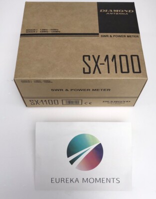 DIAMOND ANTENNA SX-1100 SWR & Power Meter Built-in 2 Sensors 1.8 ...