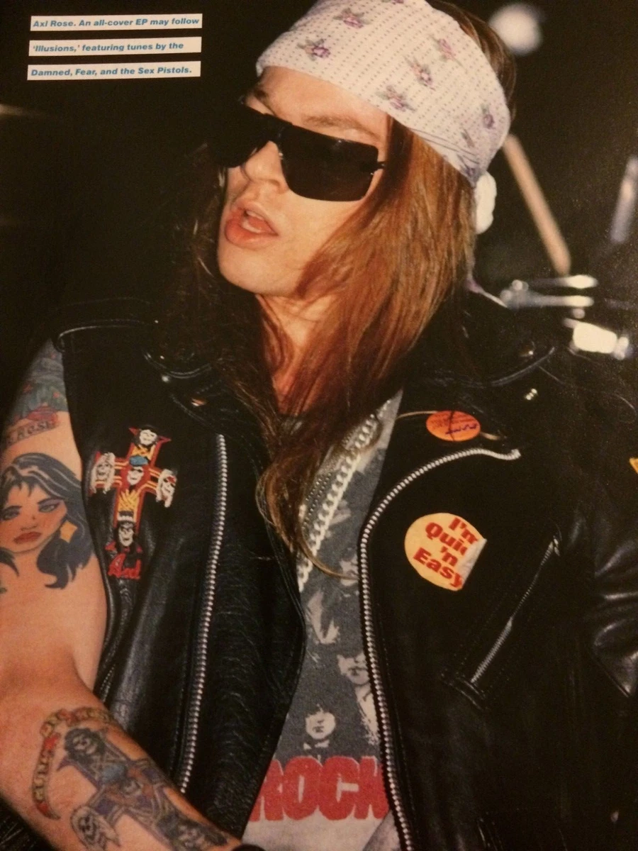 Axl Rose Temporary Tattoos