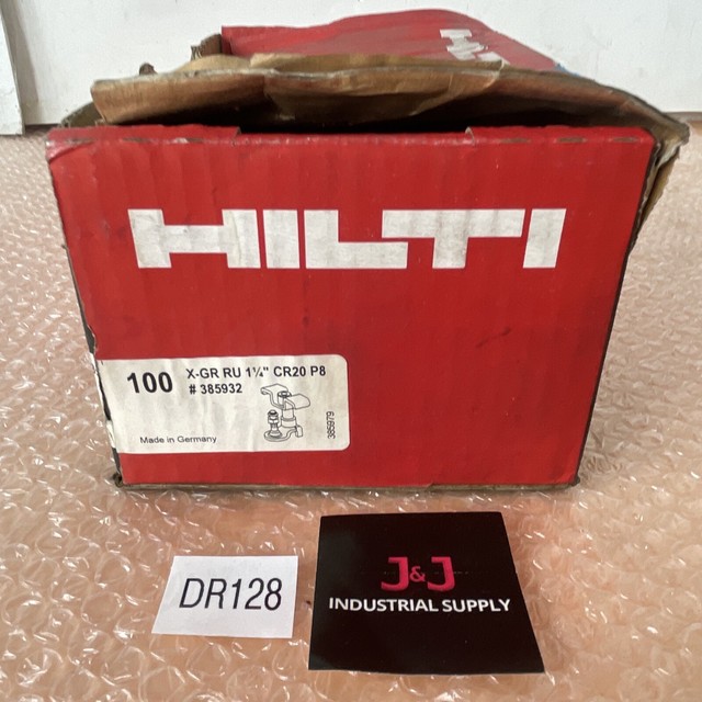 HILTI X-GR RU 1-1/4 CR20 P8 GRATING FASTENERS 100 PER BOX 385932 for ...
