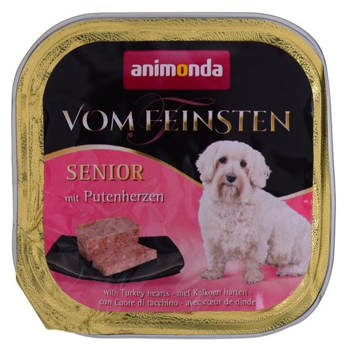 4017721826624 ANIMONDA VOM FEINSTEN SENIOR Wet dog food Turkey hearts ...