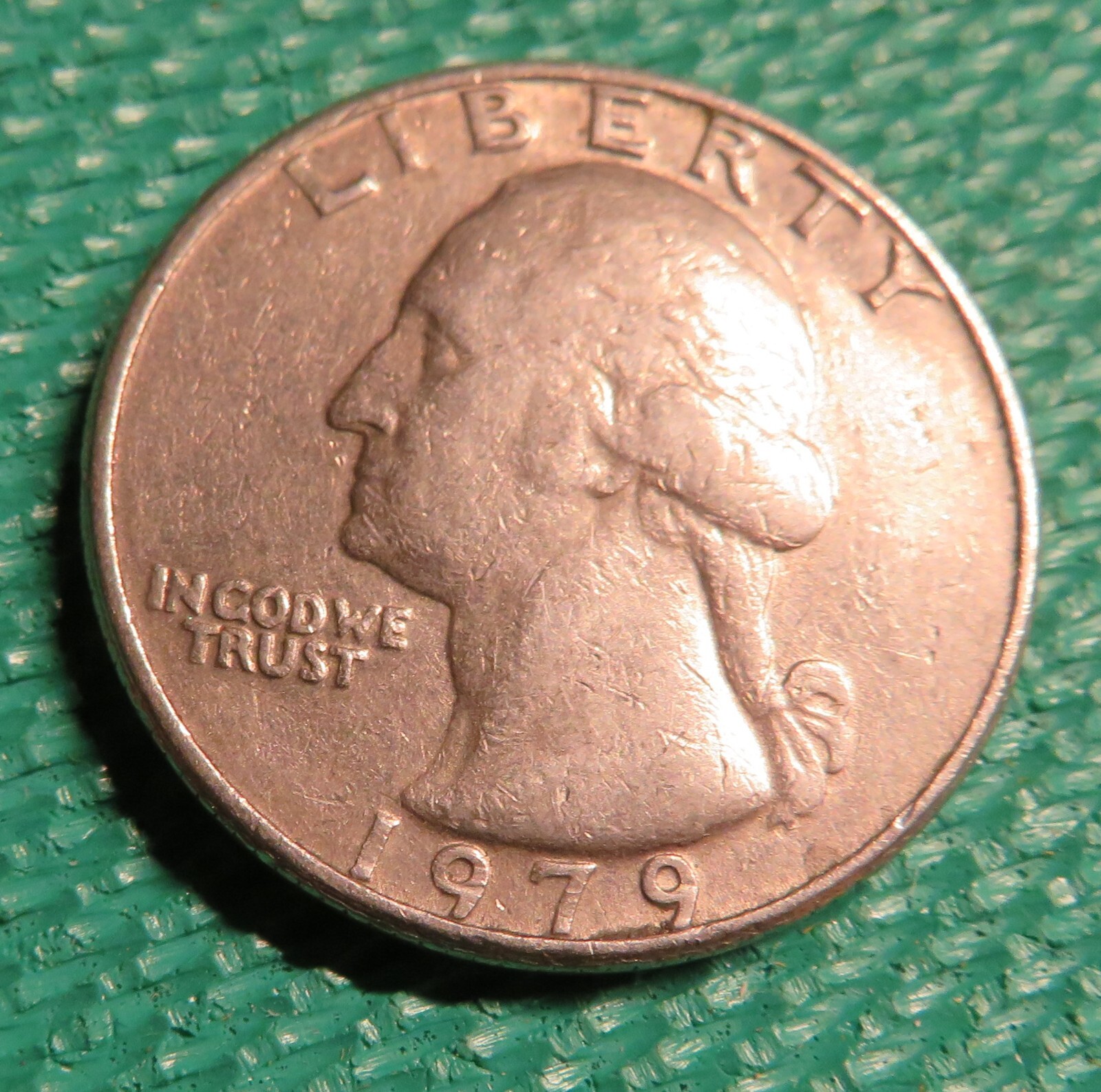 1979 Liberty Washington US Quarter Dollar Coin No Mint Mark Good ...